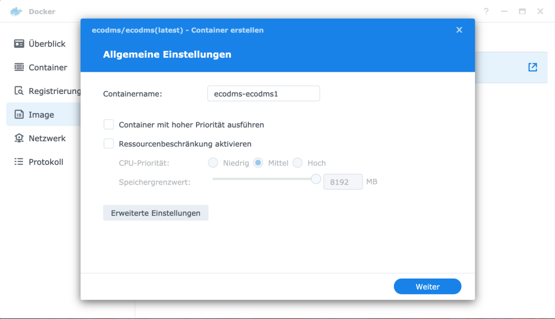 ecoDMS 21.06 Installation auf ein Synology NAS – ALX TECH